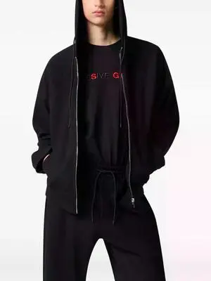 MSGM Slogan-embroidered T-shirt