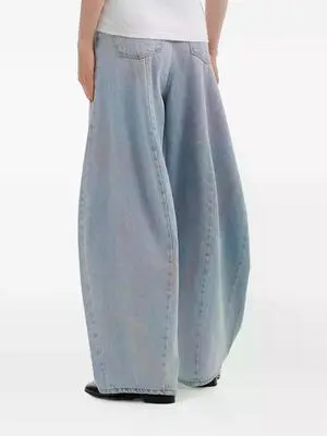 KIMHEKIM Spray-effect Panelled Baloon Jeans