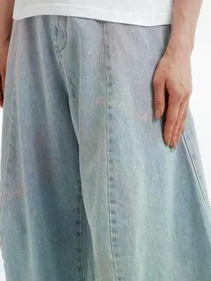 KIMHEKIM Spray-effect Panelled Baloon Jeans