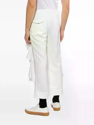 Comme Des Garçons Ruffled Trousers
