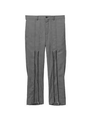 Comme Des Garçons Zipped Trousers - Grey