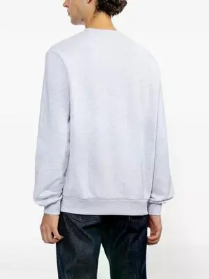 A.p.c. Logo-embroidered Sweatshirt - Grey