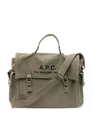 A.p.c. Recuperation Satchel - Green