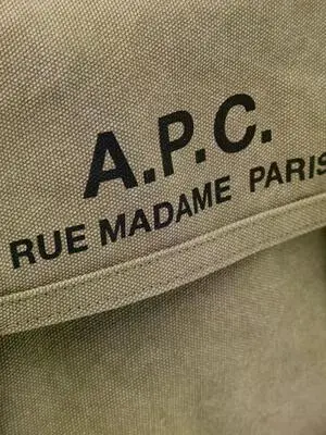 A.p.c. Recuperation Satchel - Green
