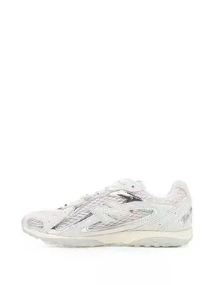 NEW BALANCE Mesh-panelled Suede Sneakers - Pink
