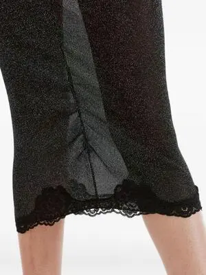 Valentino Garavani Lurex Knit Midi Skirt