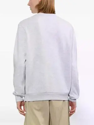 A.p.c. Logo-embroidered Sweatshirt - Grey