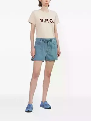 A.p.c. Logo-embroidered T-shirt