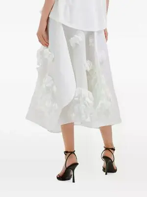ENFOLD Ruffled-embellished A-line Skirt