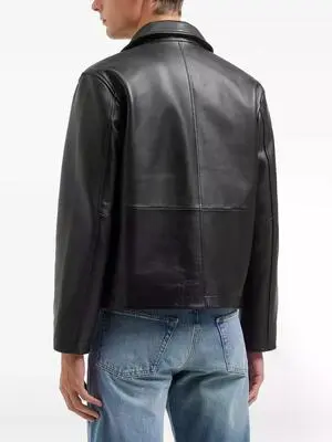 SUNFLOWER Leather Zip-up Jacket
