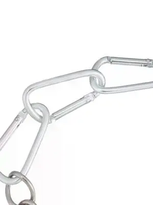 CHOPOVA LOWENA Dreamer Carabiner Heart-charm Necklace - Silver