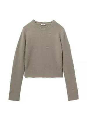 RIER Bouclé Wool Sweater - Grey