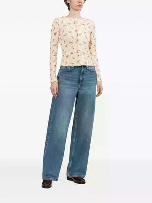 Ashley Williams Graphic-print Cardigan