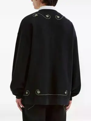 BODE Embroidered Cotton Sweatshirt