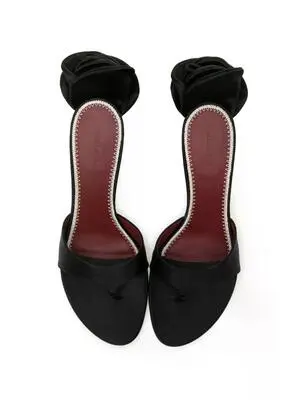 Magda Butrym Satin Thong Sandals