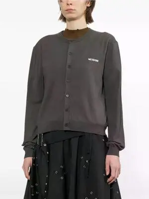 We11Done Crew-neck Long-sleeve Cardigan