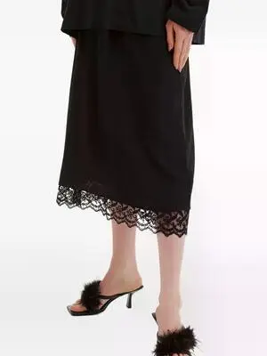 Simone Rocha Lace-trim Mid Skirt