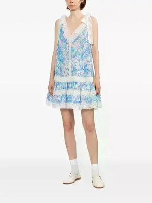 Zimmermann Lace-trimmed Floral-print Dress
