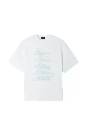 We11Done Logo-print Cotton T-shirt - White