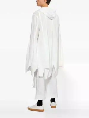 Comme Des Garçons Asymmetric Hem Hooded T-shirt