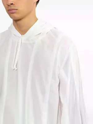 Comme Des Garçons Asymmetric Hem Hooded T-shirt