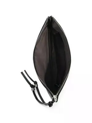 Bimba Y Lola Logo-plaque Leather Make-up Bag