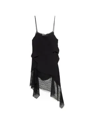 Bimba Y Lola Fluid Top Layers Washed - Black
