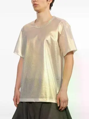 Comme Des Garçons Short-sleeve Perforated T-shirt