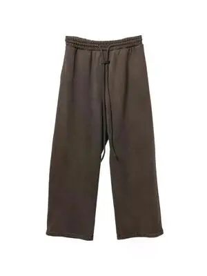 Fear Of God Logo-patched Wide-leg Track Pants - Brown