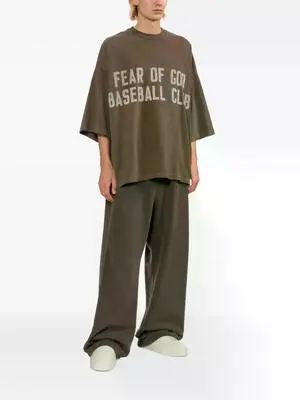 Fear Of God Logo-patched Wide-leg Track Pants