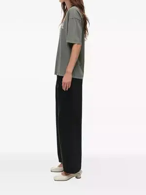 Bimba Y Lola Washed Black Chihuahua Logo T-shirt