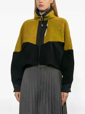 Toga Colour-block High-neck Jacket