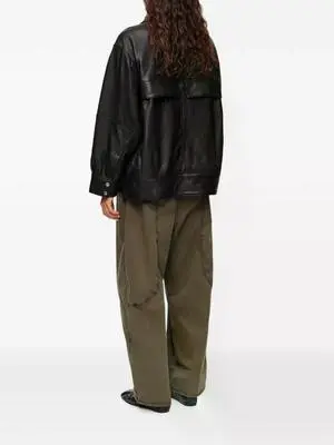 Bimba Y Lola Leather Jacket With Volume