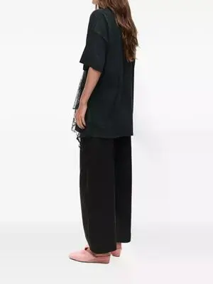 Bimba Y Lola Wash Lace Ruffle T-shirt