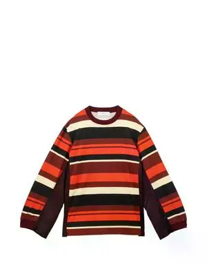 Toga Horizontal-stripe Long-sleeve T-shirt - Red