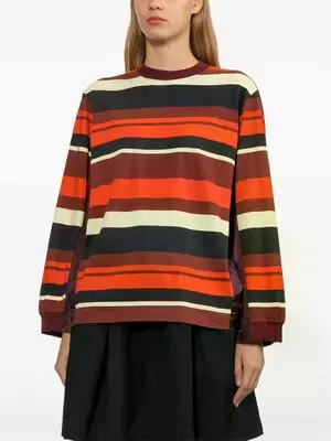 Toga Horizontal-stripe Long-sleeve T-shirt