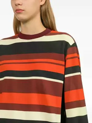 Toga Horizontal-stripe Long-sleeve T-shirt