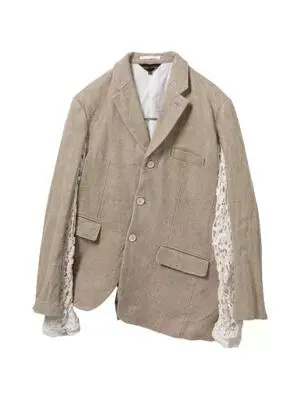 Comme Des Garçons Asymmetrical Blazer - Neutrals