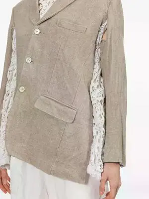 Comme Des Garçons Asymmetrical Blazer