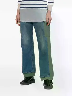Junya Watanabe X Levi's Cargo-panel Trousers - Blue