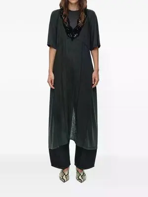 Bimba Y Lola Washed Dress With Lace Bodice