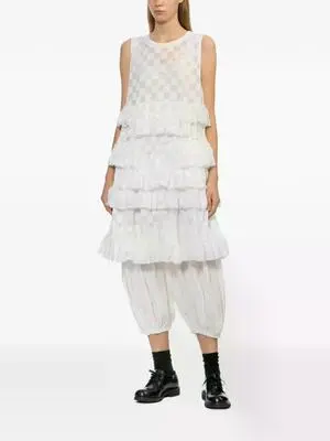 Comme Des Garçons Checked Mini Dress