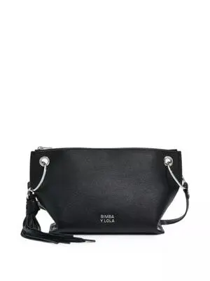 Bimba Y Lola Medium Trapecio Bag In Leather - Black