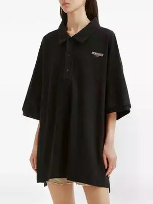 We11Done Logo-print Oversized Polo Shirt