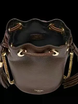 LANCEL Chain-link Bucket Bag