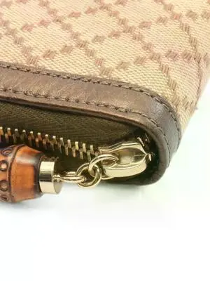 Gucci 2010s Diamante Bamboo Long Wallet
