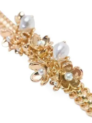 Maje Asymmetric Wide Chain Bracelet