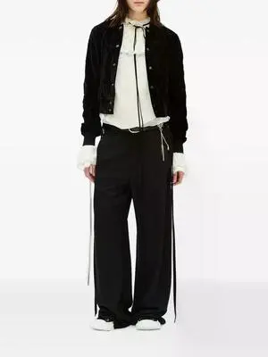 ANN DEMEULEMEESTER Sheer Ruffled Blouse