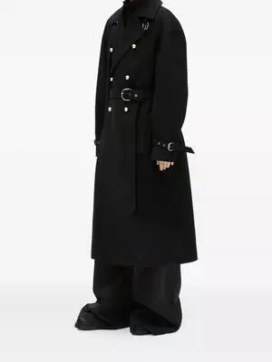ANN DEMEULEMEESTER Double-breasted Belted Coat