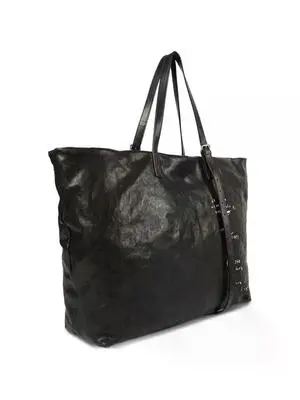 ANN DEMEULEMEESTER Bes Leather Tote Bag